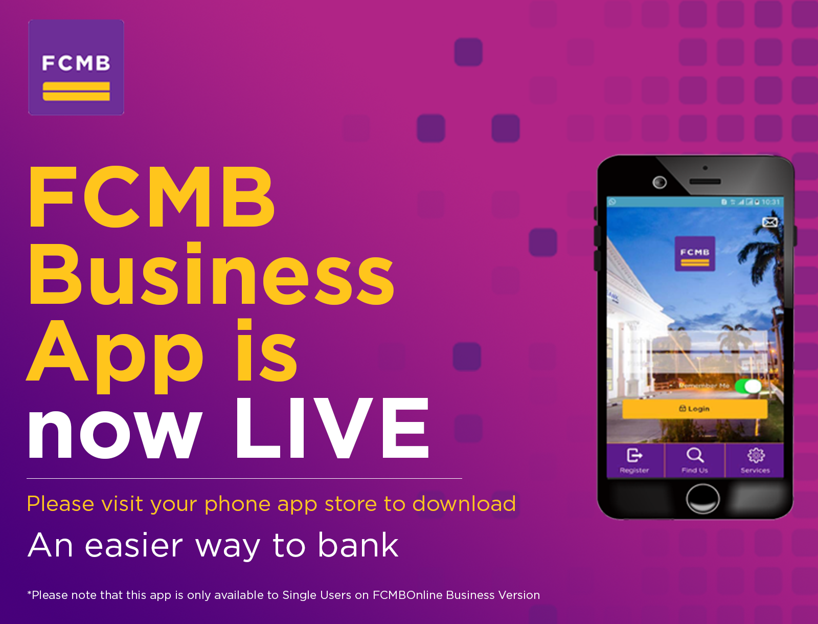 FCMB ONLINE (BUSINESS VERSION)..::
